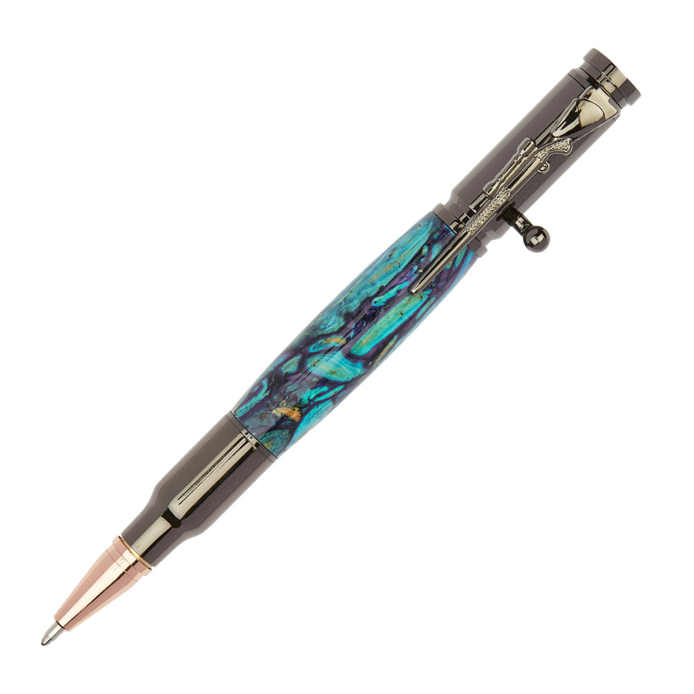 Scottish Rifle Bolt Action Ballpoint Pen - Gunmetal - Gifts | Heathergems